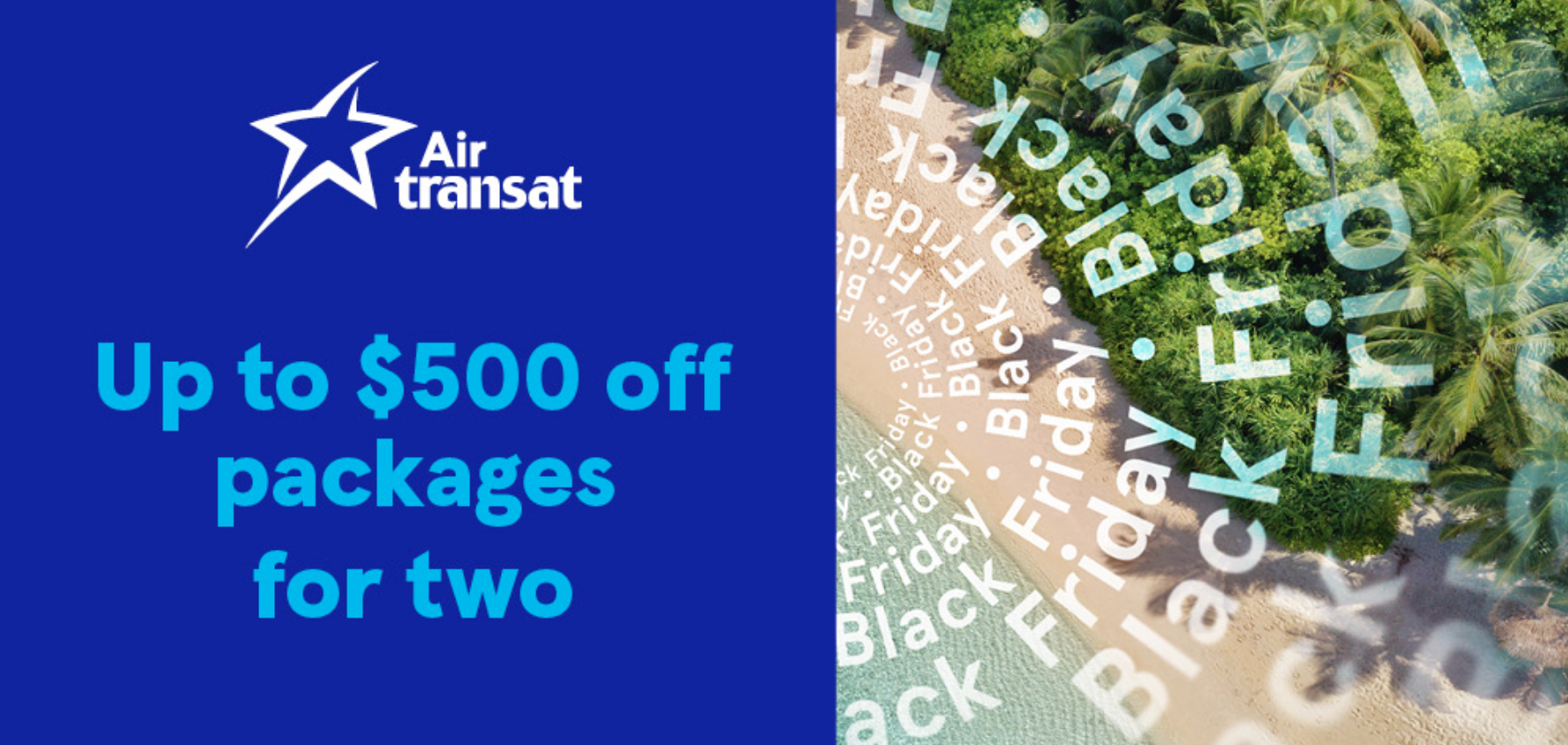 Air Transat: Black Friday Package Sale