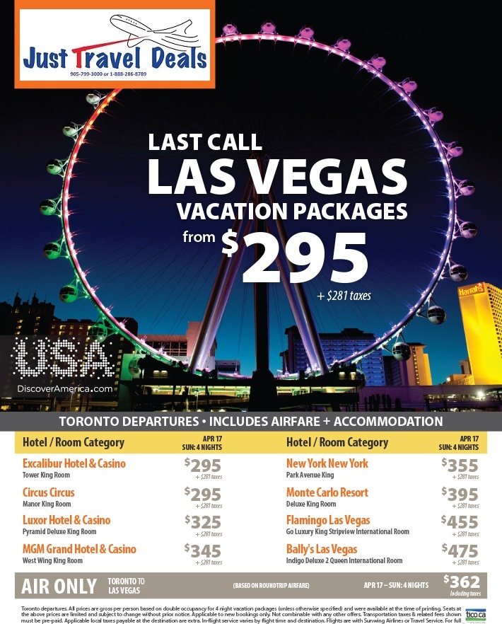 Last Call Las Vegas - Vacation packages from $295